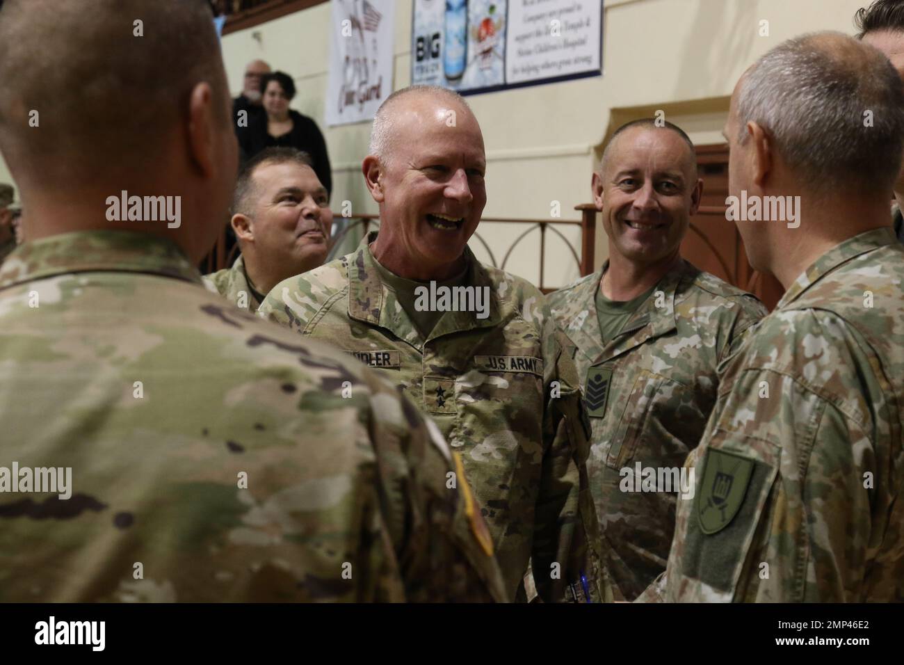 U.S. Army Maj. Gen. Mark Schindler, the Adjutant General of ...