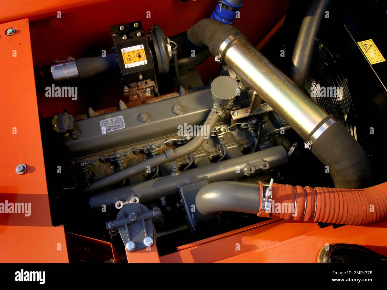 Different machines in a gravel pit. In the picture: Daewoo Doosan solar ...