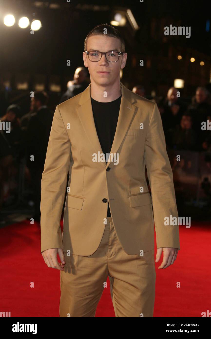 Actor Will Poulter poses for photographers upon arrival at the fan ...
