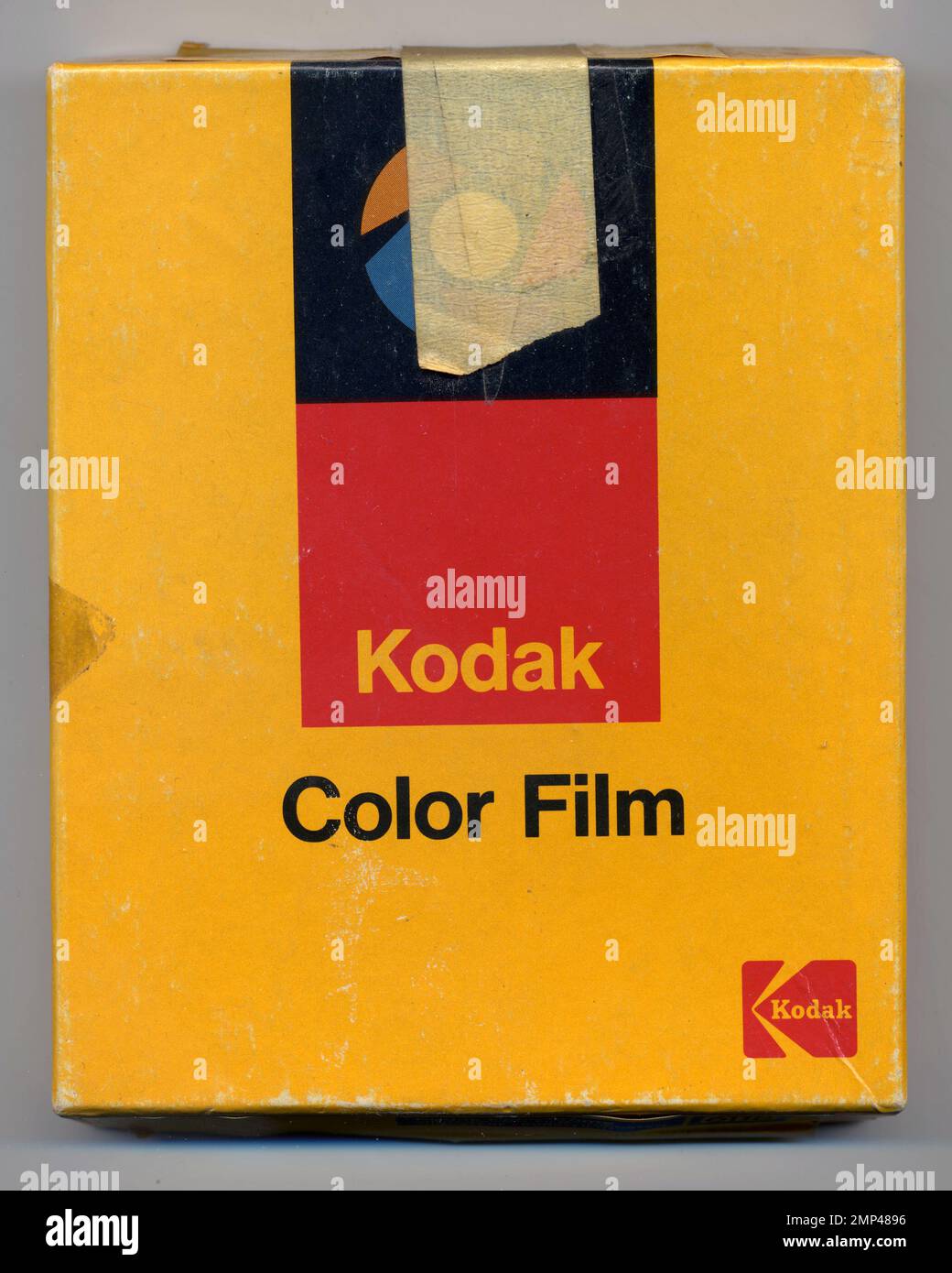 Vintage used 4x5 Kodak Ektachrome color film box Stock Photo - Alamy