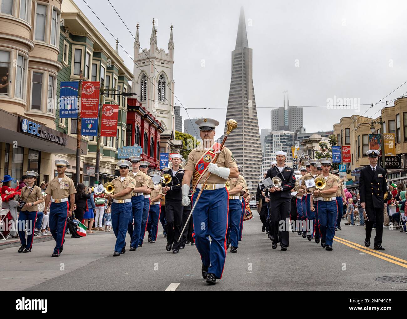 SAN FRANCISCO (October 9, 2022) U.S. Marines, Sailors, Coast Guardsman ...