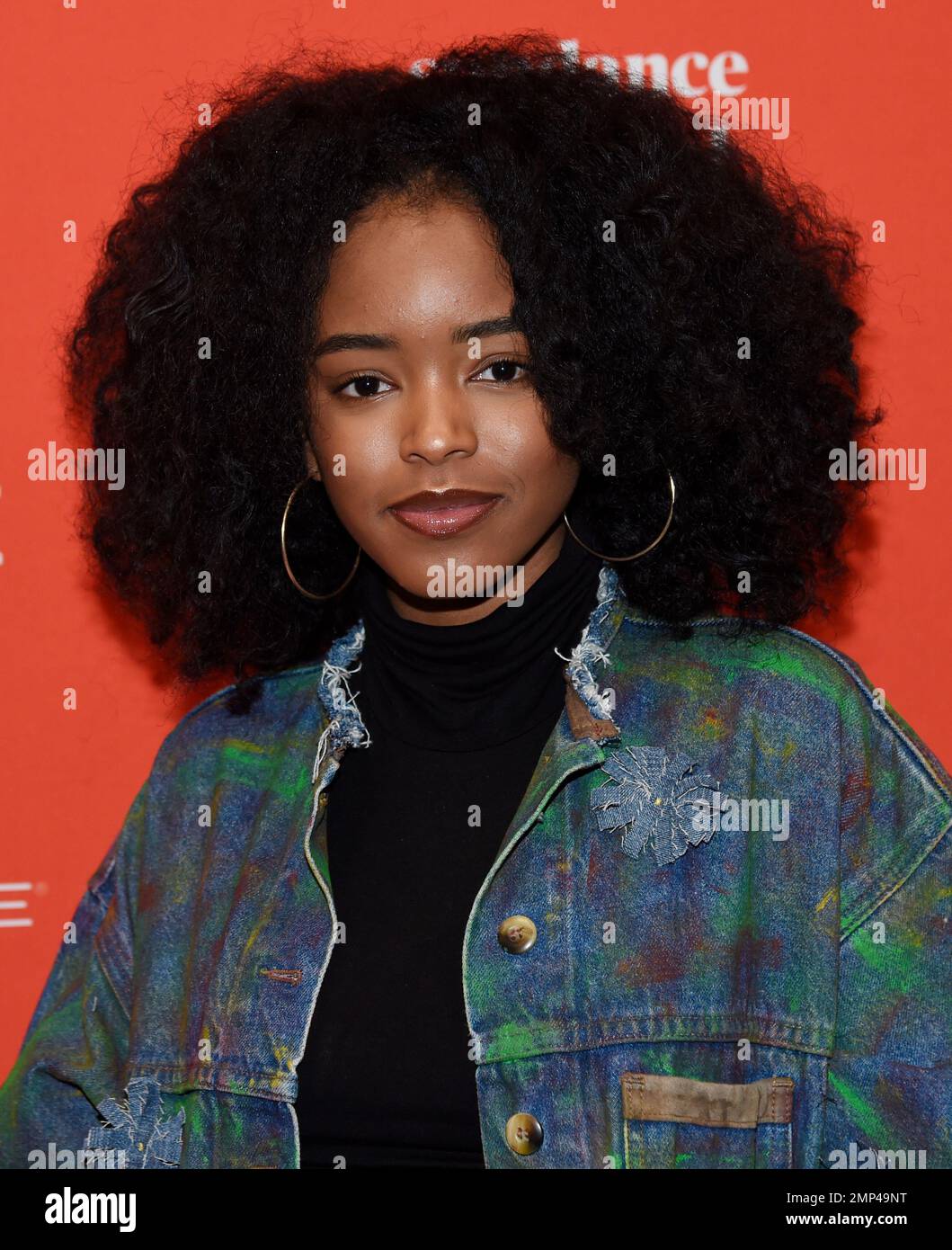 Lovie Simone, a cast member in "Monster," poses at the premiere of the ...