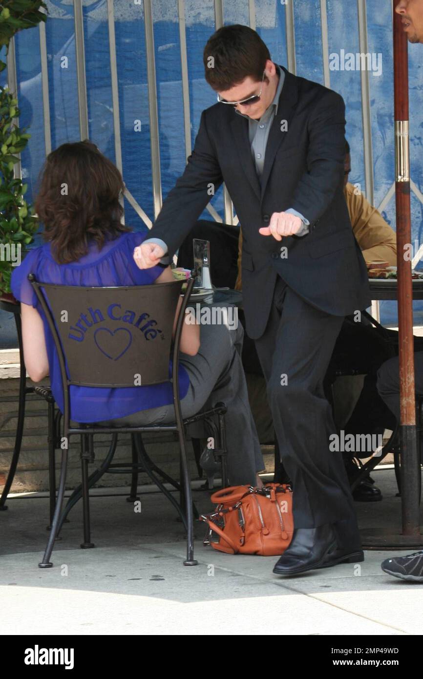 Kevin Connolley get ready for a scene on the set on Entourage in West ...