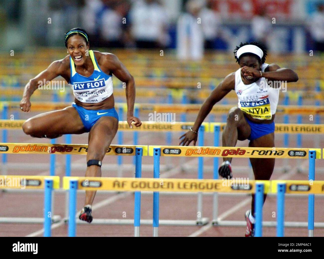 Brigite Foster Hylton participates in The Golden Gala 2008 at the ...