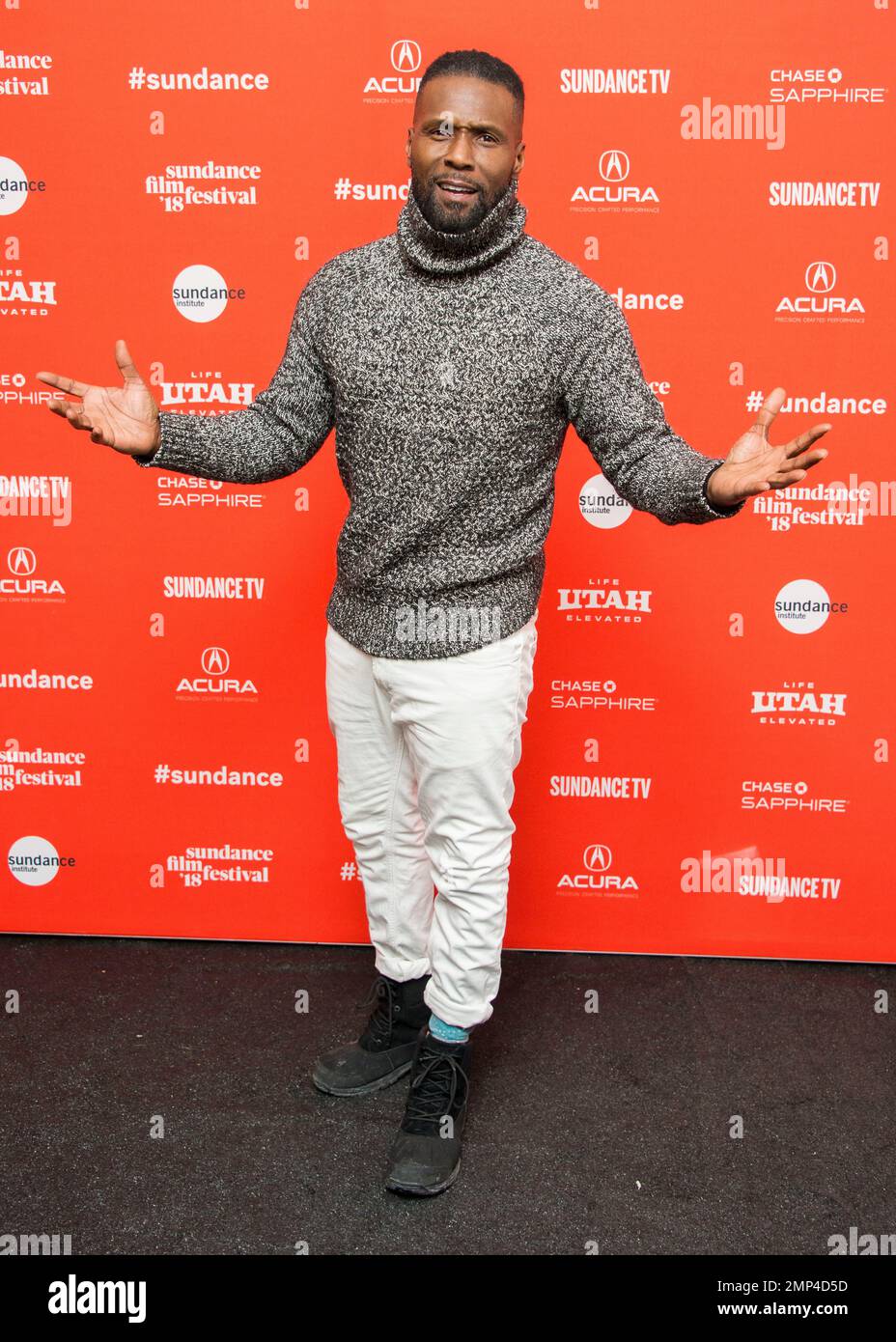 Actor Curtiss Cook poses during the premiere of "Madeline's Madeline ...
