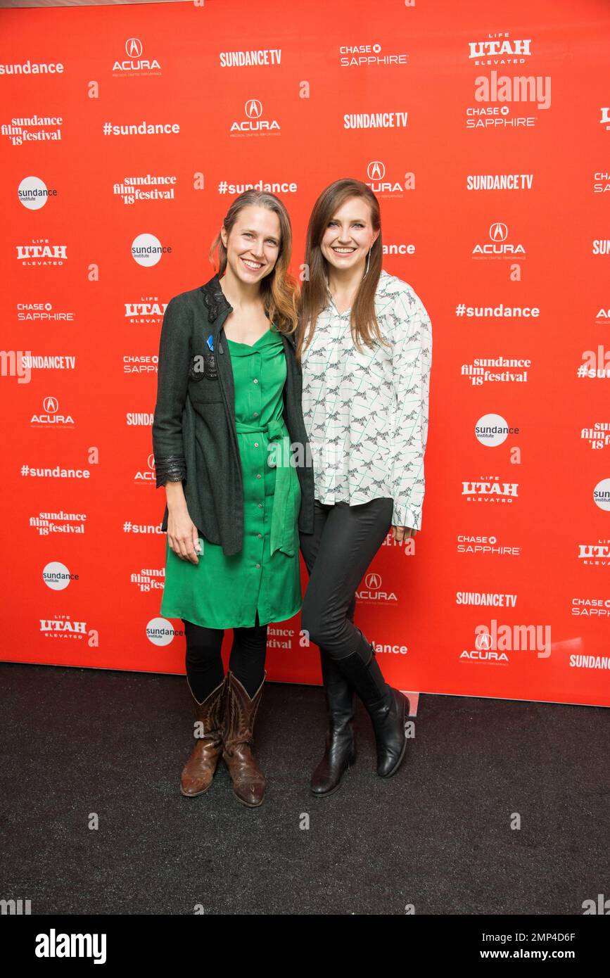 Director Josephine Decker, left, poses with actress Emily Decker during ...