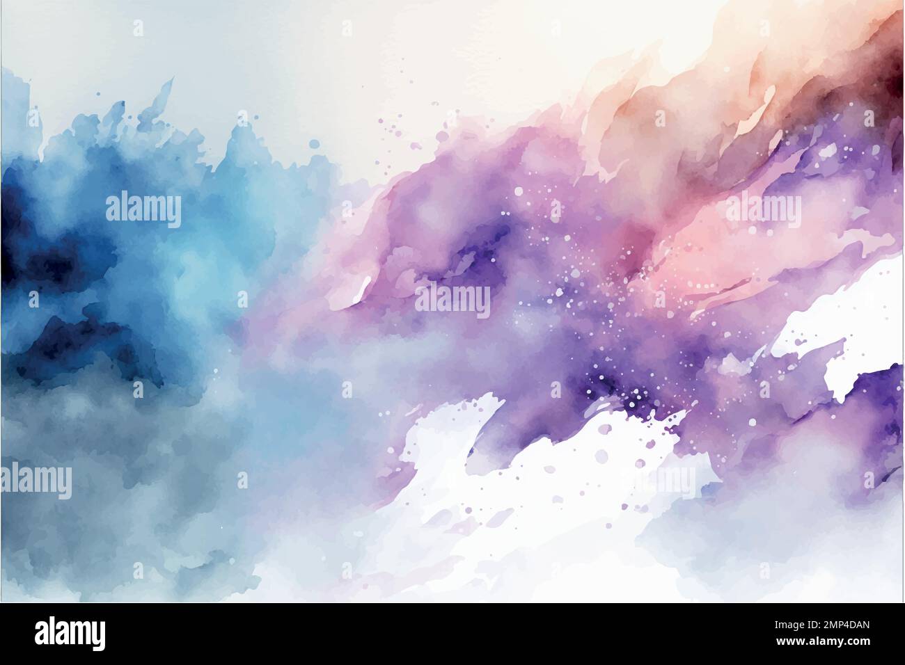 Watercolor ocean abstract background Stock Vector Images - Alamy