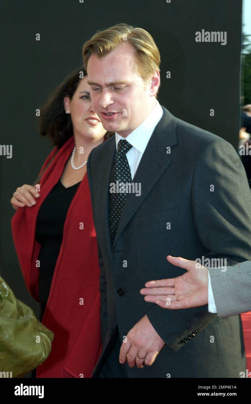 Christopher Nolan and Emma Thomas attend the Chicago premiere of "The ...