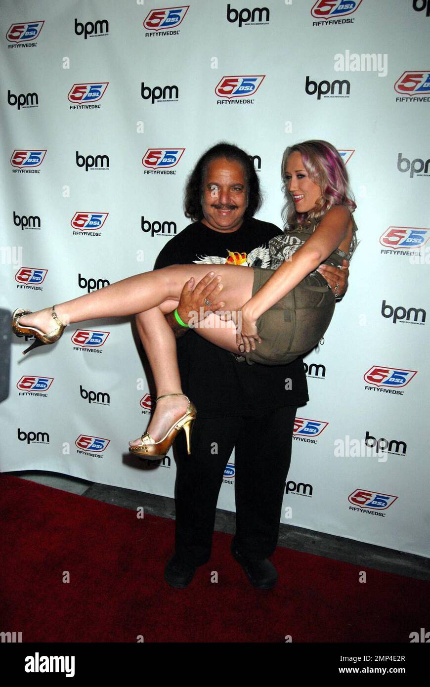 Ron Jeremy and Alana Evans attend the BPM Magazine 12th Anniversary party at the Avalon. Los ...