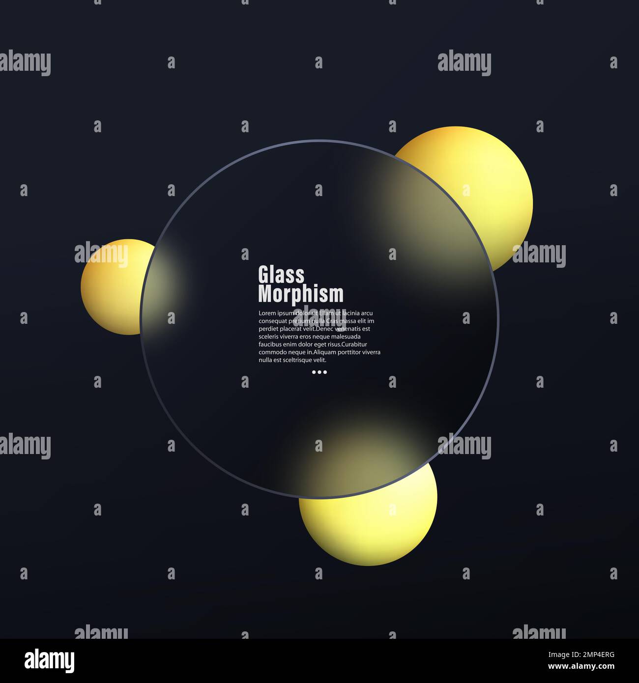 Glass background design. Transparent round glass disc with colorful ...