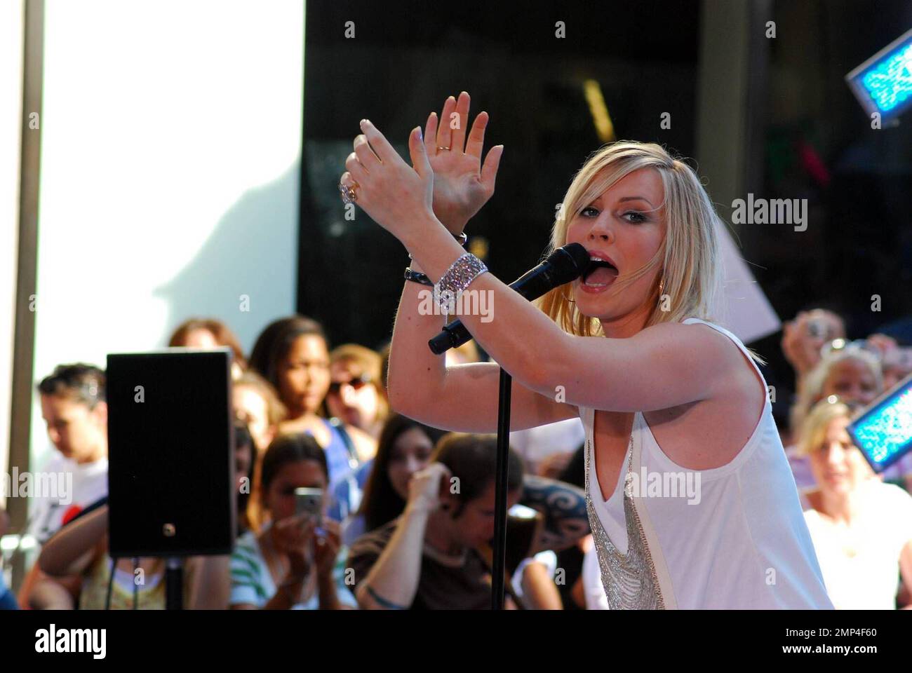 Natasha Bedingfield performs live on NBC's "Today Show" Friday Concert ...