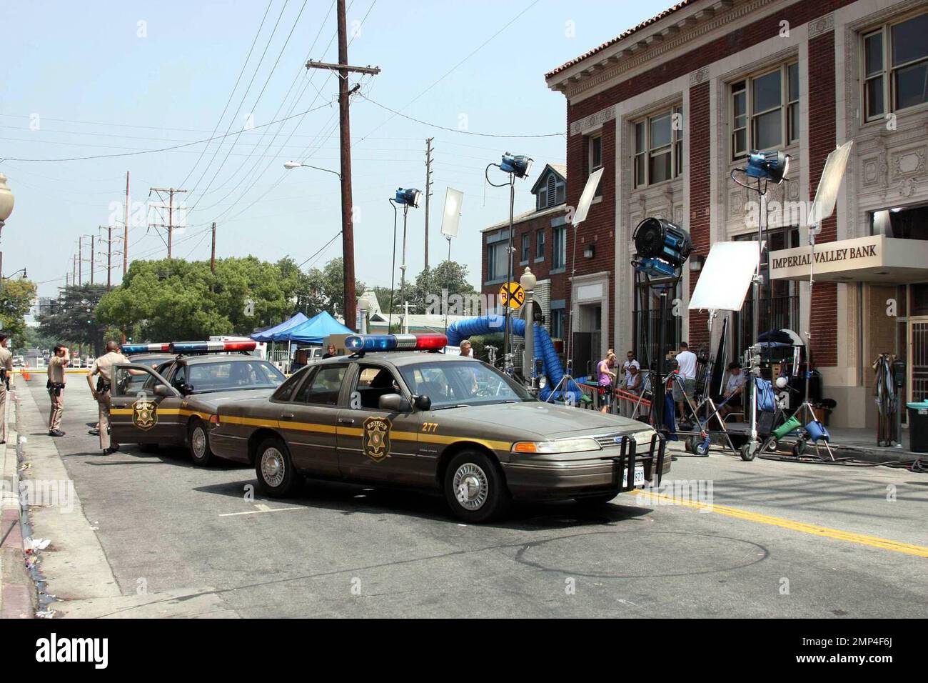 Timothy Hutton was seen in Los Angeles on the set of his new TV series ...
