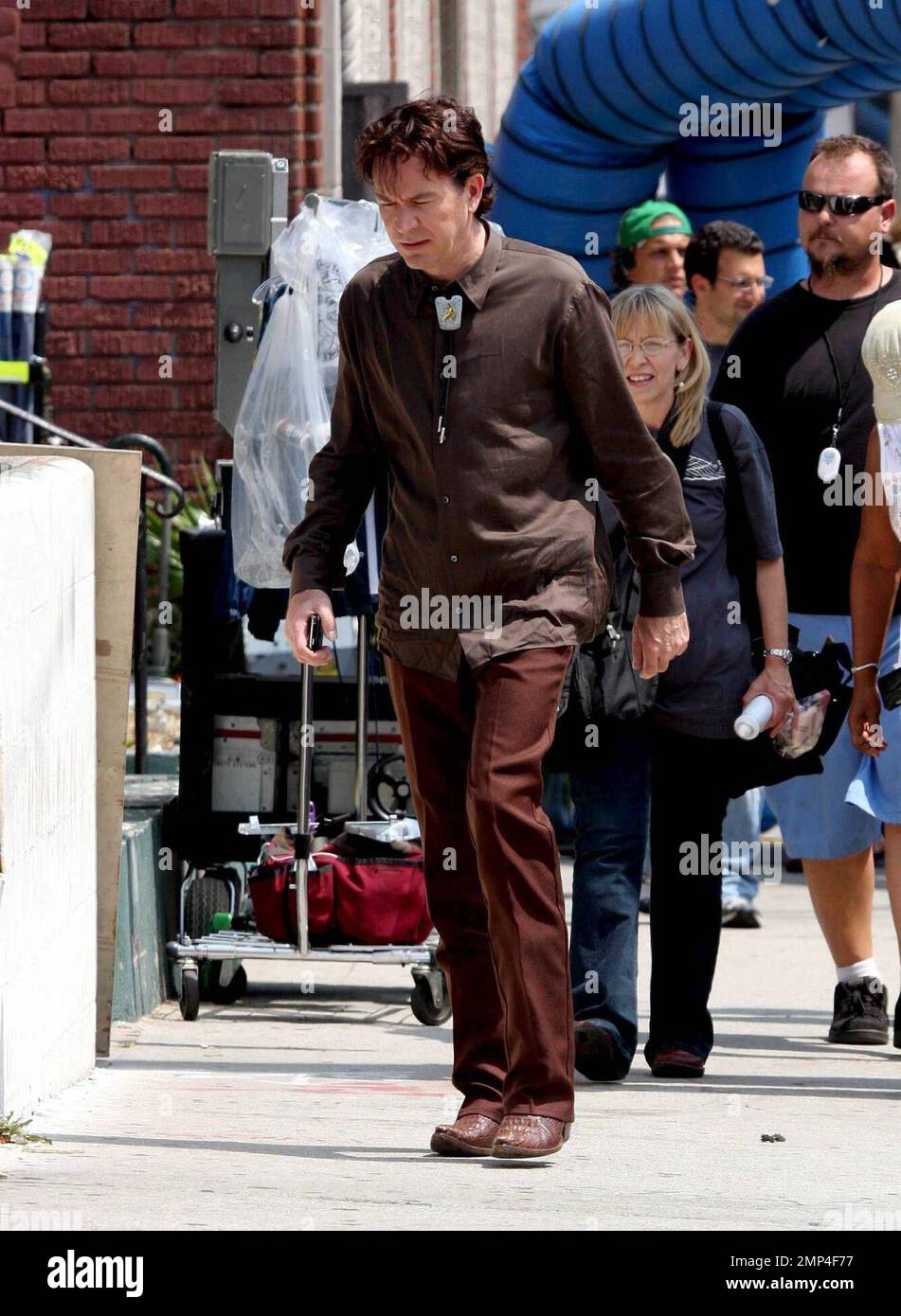 Timothy Hutton was seen in Los Angeles on the set of his new TV series ...