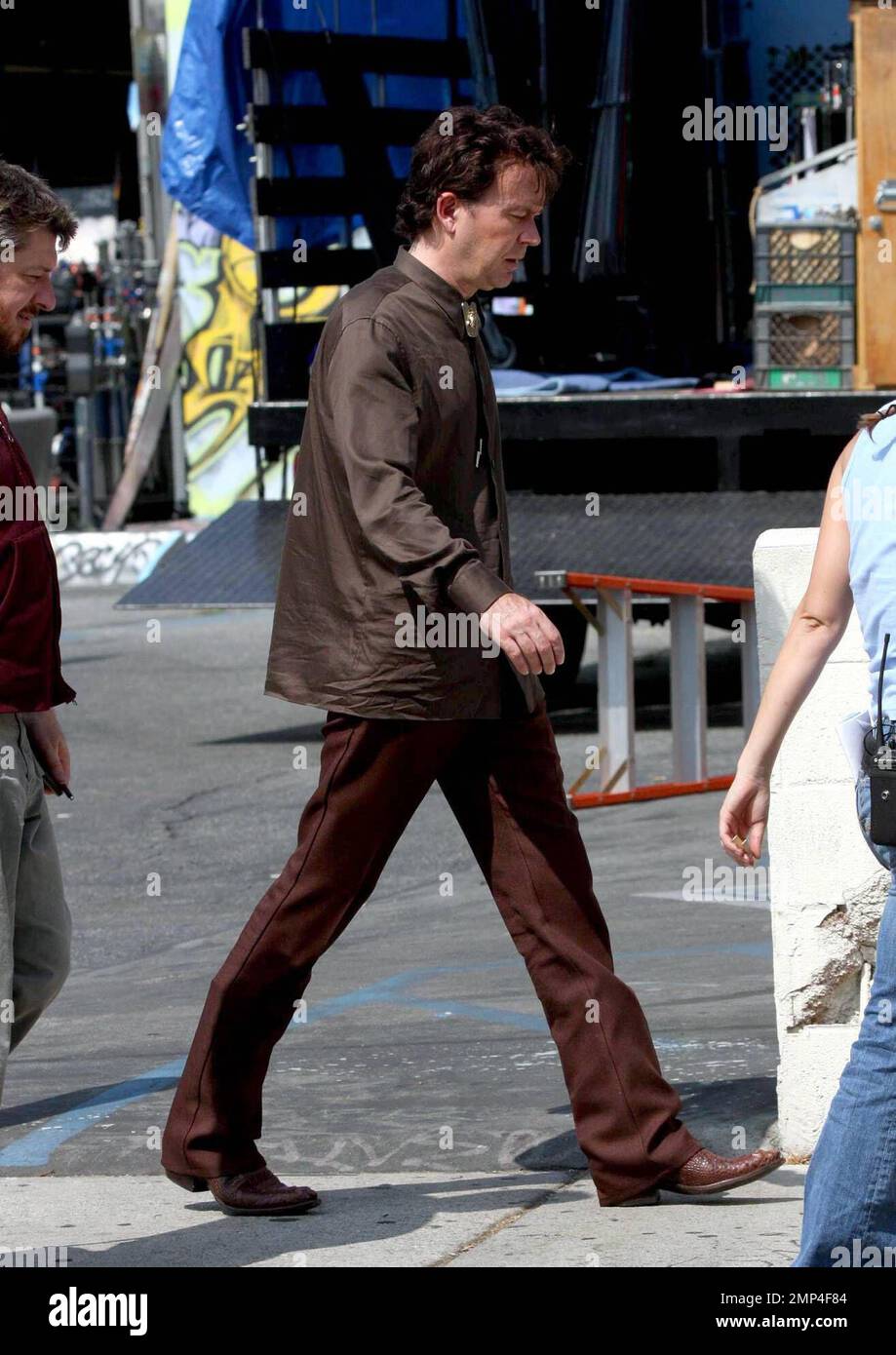 Timothy Hutton was seen in Los Angeles on the set of his new TV series ...