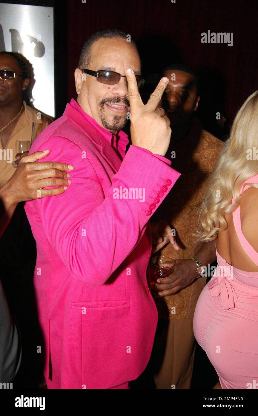 Rapper and actor Ice T attends the Players Toast at Hawaiian Tropic ...