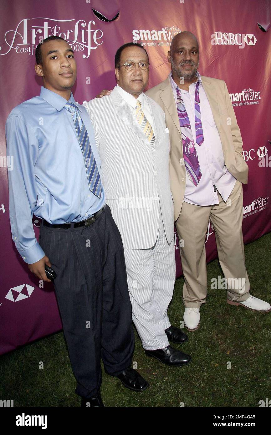 Guest, Dr. Benjamin Chavis and Danny Simmons at Russell Simmons' 9th ...