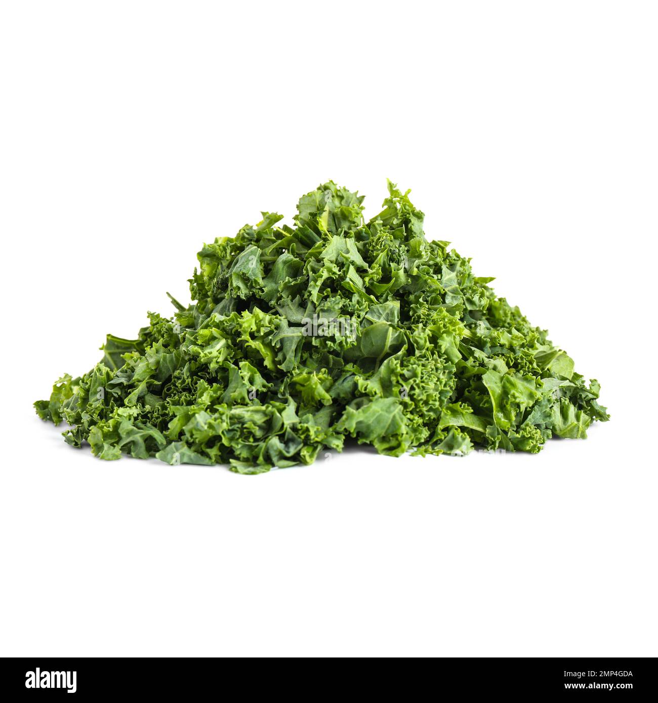 Fresh green kale leaves isolated on white Stock Photo - Alamy