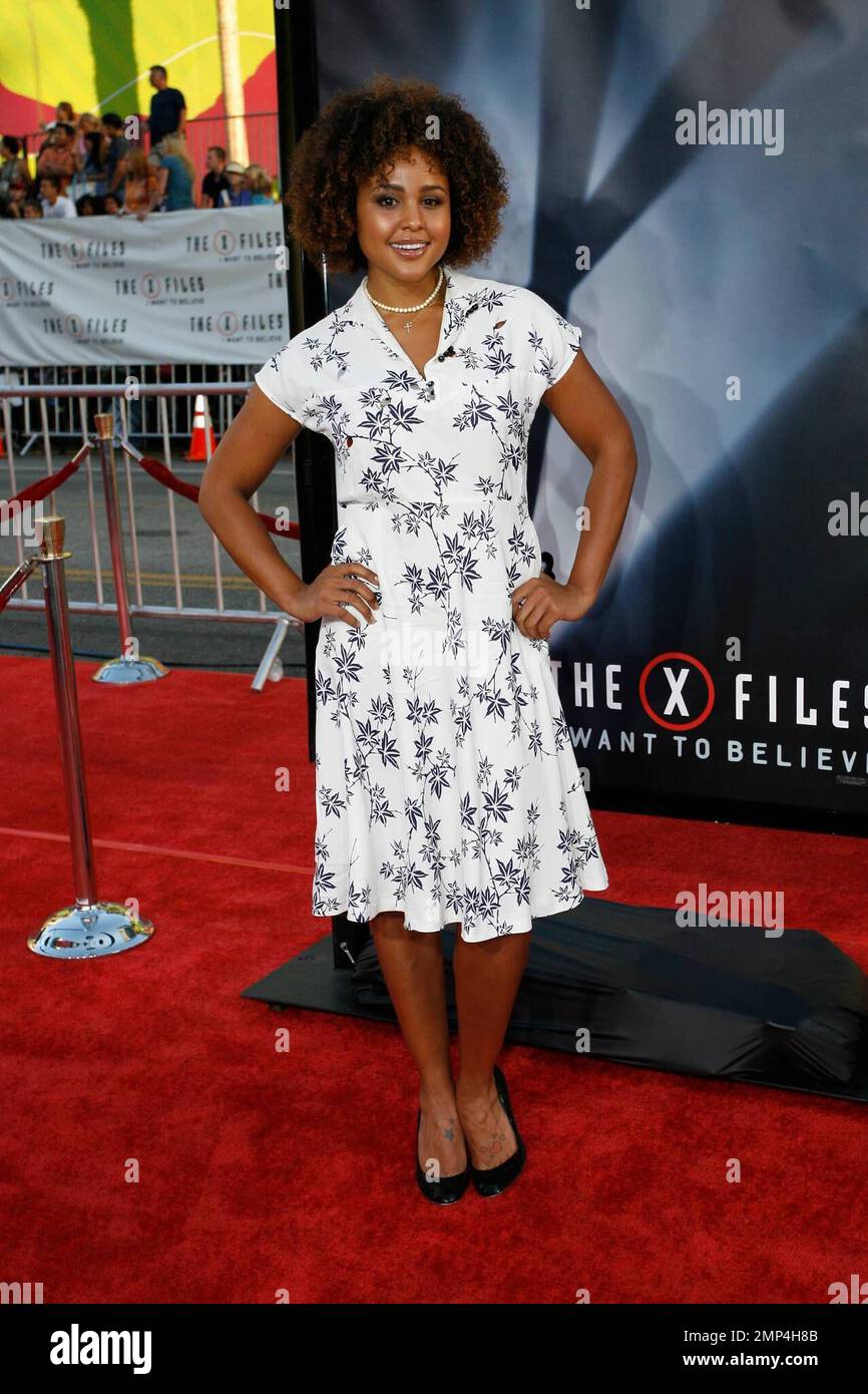 Hayley Marie Norman arrives at the world premiere of "The X-Files: I ...