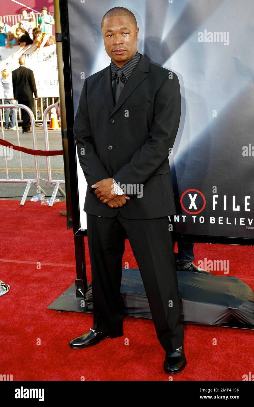 Xzibit arrives at the world premiere of "The X-Files: I Want to Believe ...