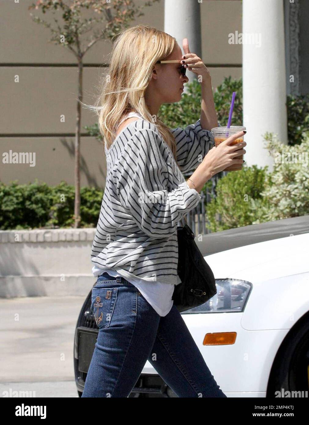 Nicole Richie and daughter Harlow were seen meeting Joel Madden this ...