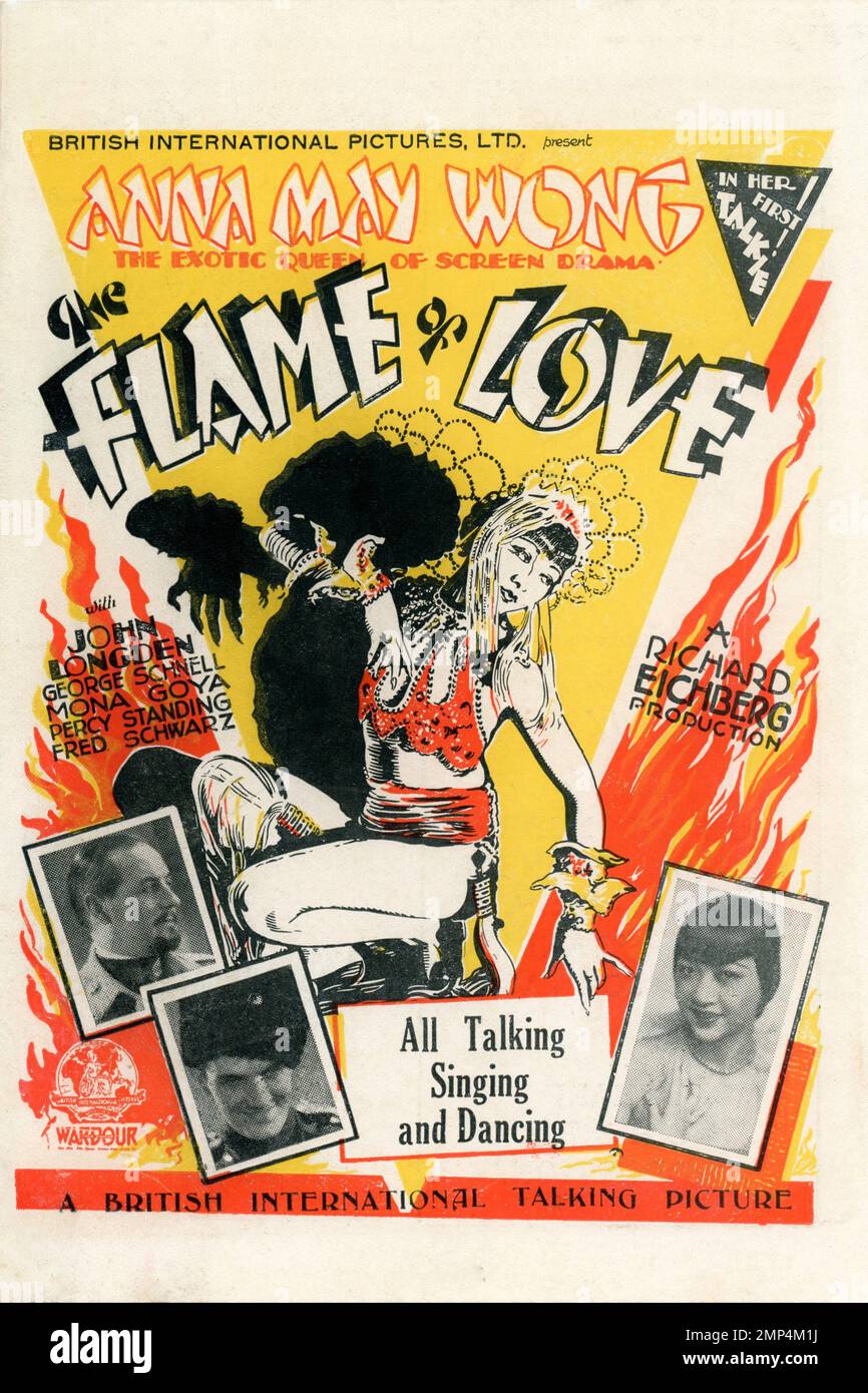 ANNA MAY WONG and JOHN LONGDEN in FLAME OF LOVE aka HAI TANG 1930 ... ANNA MAY WONG and JOHN LONGDEN in FLAME OF LOVE aka HAI TANG 1930 ...