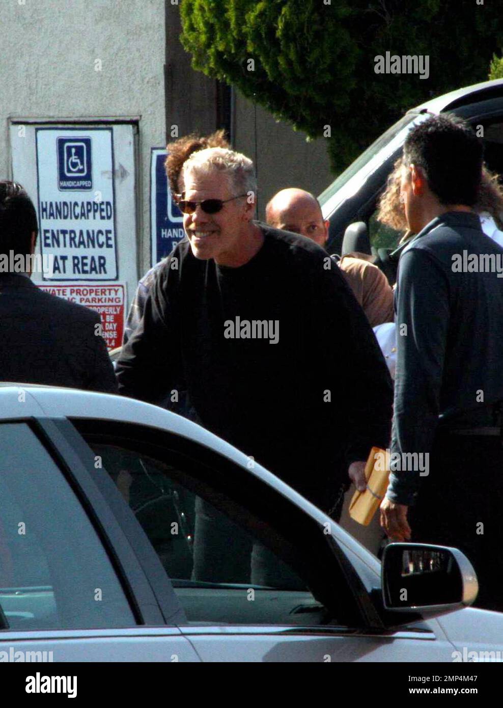 Exclusive!! Actor and Director Ron Perlman shoots a new film on set in ...