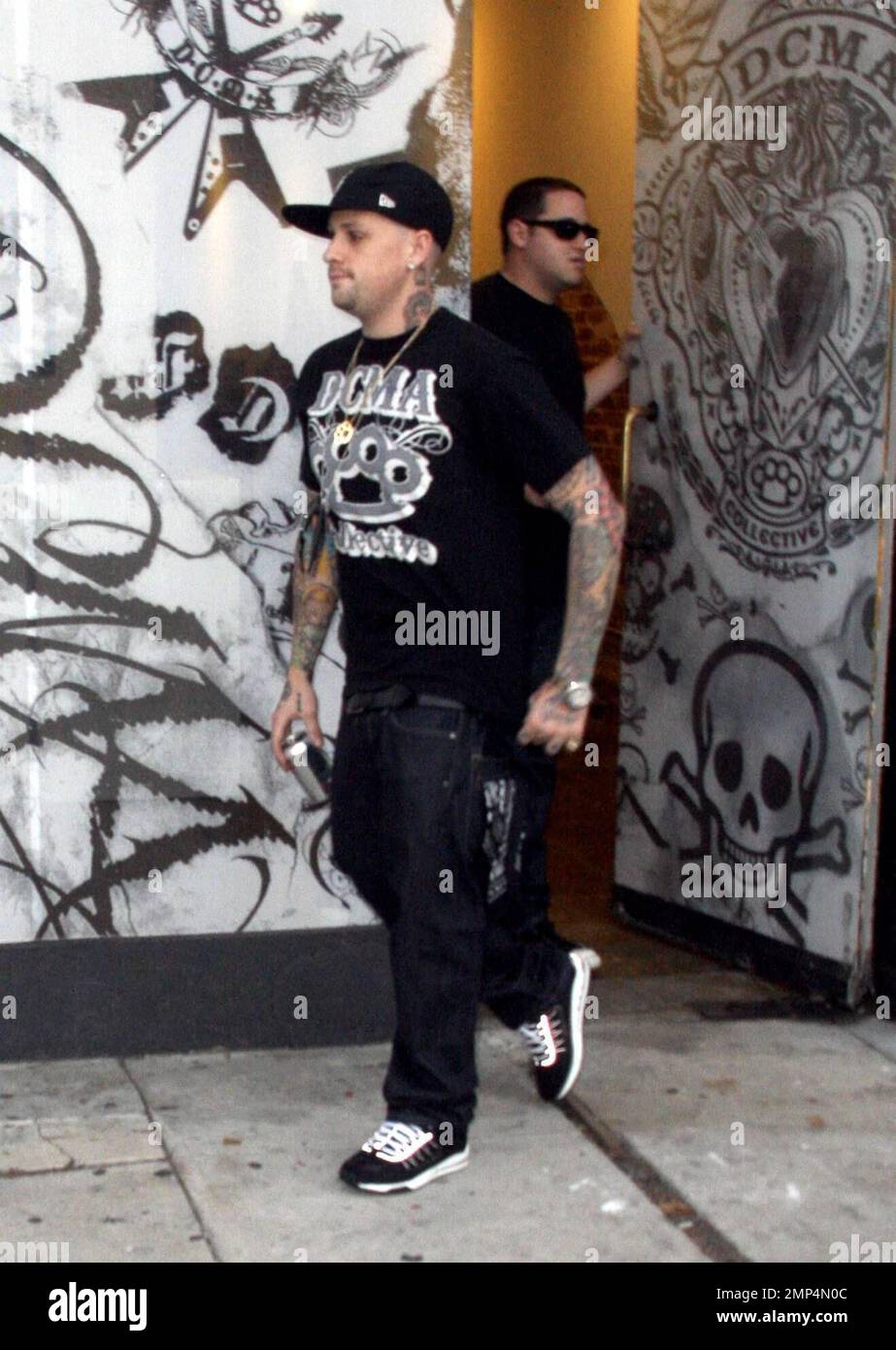 Benji Madden poses for photos outside his store DCMA Collective where a ...