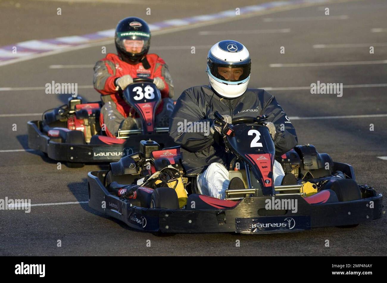Formula One legend Mika Hakkinen attends the official launch of Laureus ...