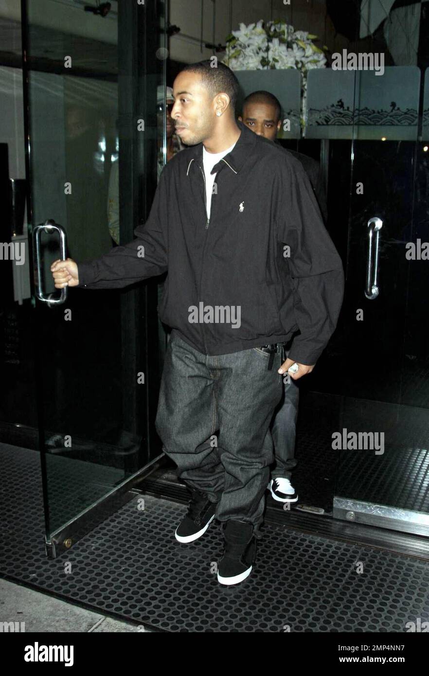 Grammy award-winning rapper and actor Ludacris salutes the crowd as he ...