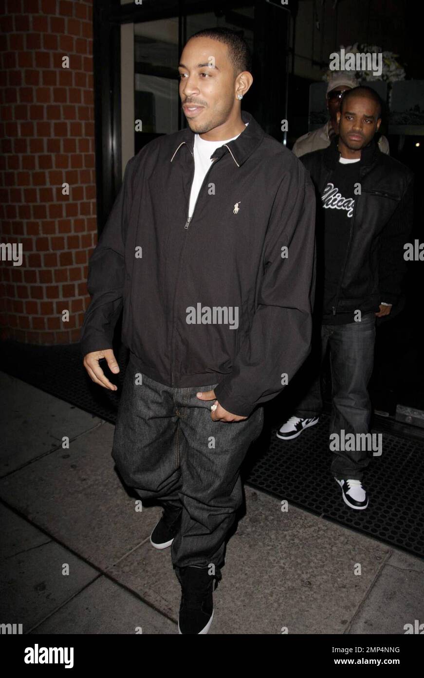 Grammy award-winning rapper and actor Ludacris salutes the crowd as he ...