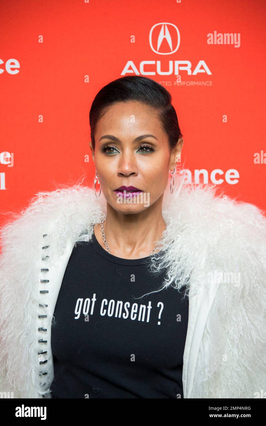 Actress Jada Pinkett Smith poses during the premiere of "Skate Kitchen ...