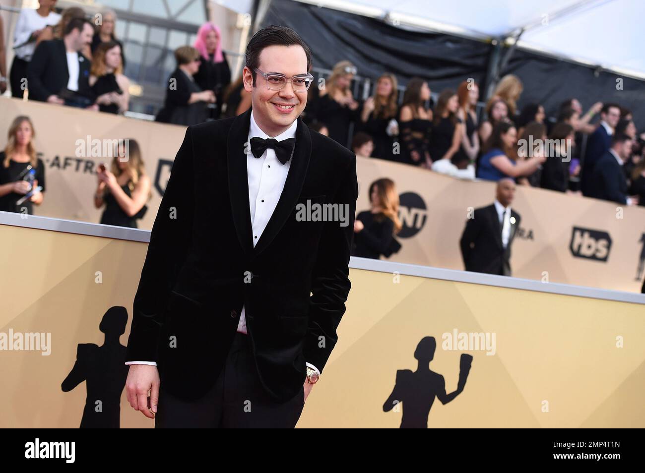 Nelson Franklin arrives at the 24th annual Screen Actors Guild Awards ...