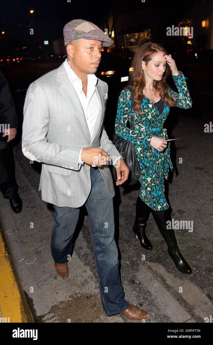 Actor Terrence Howard and girlfriend Zulay Henao take a stroll together ...
