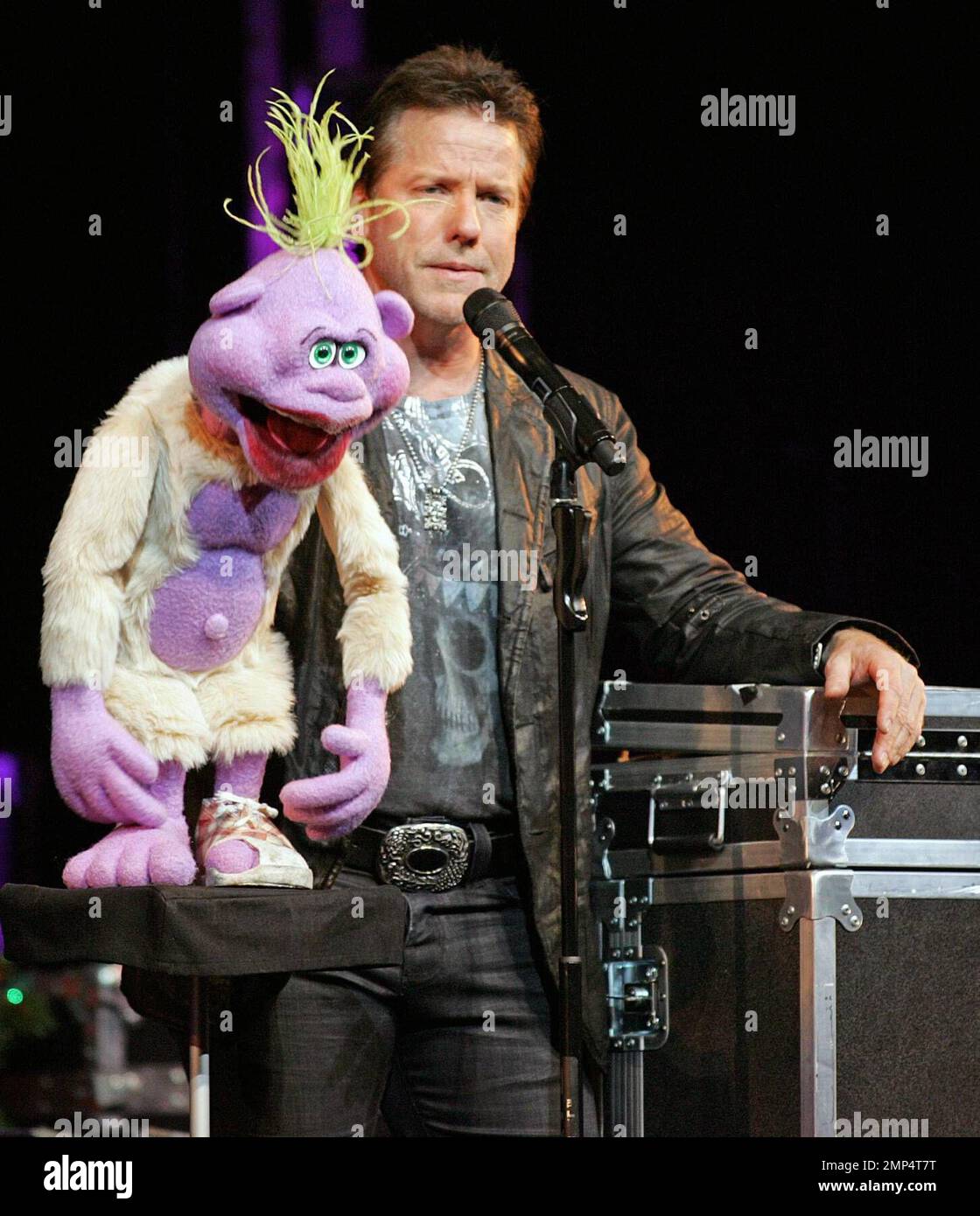Comedian Jeff Dunham and 'Peanut' perform in concert at the Seminole ...