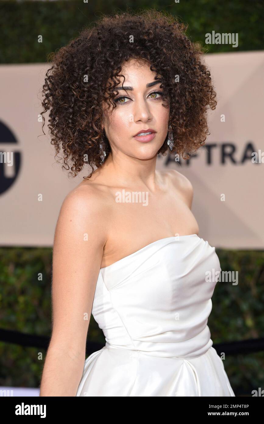 Marielle Scott arrives at the 24th annual Screen Actors Guild Awards at ...