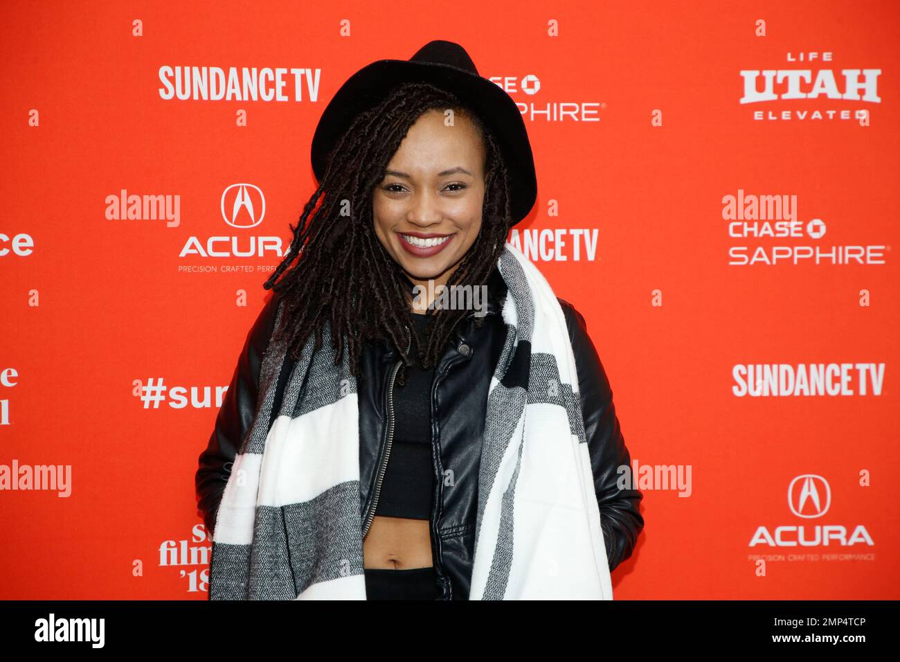 Actress Tia Hendricks poses at the premiere of "Burden" during the 2018 ...