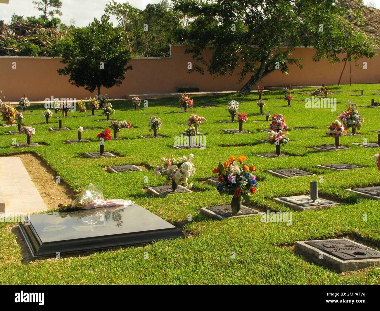 Larry Birkhead commissioned a 6-foot x 5-foot black granite gravestone ...