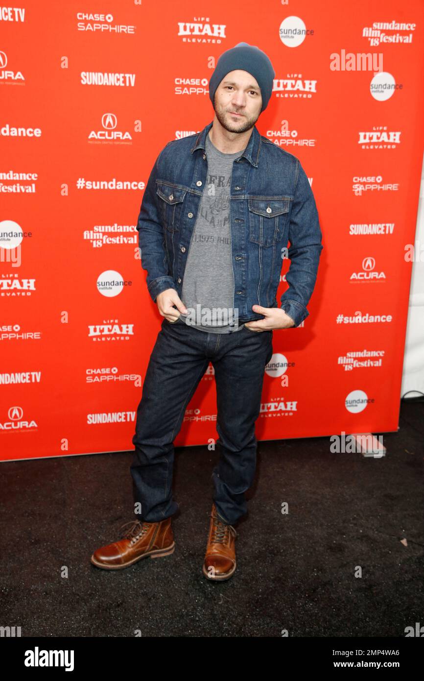Actor Austin Hebert poses at the premiere of "Burden" during the 2018 ...