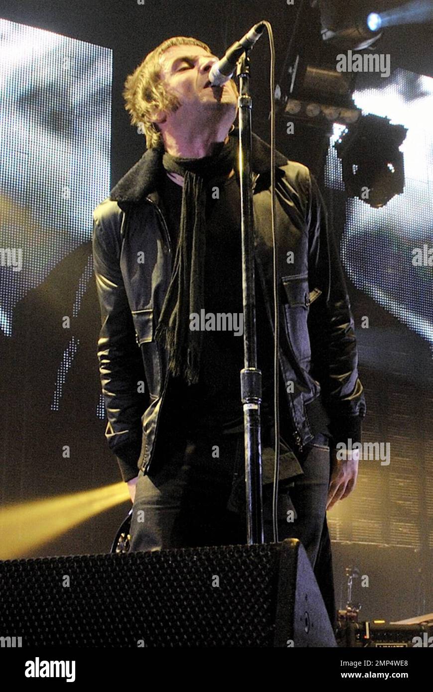 Oasis performs live at the John Labatt Centre in London, Ontario ...