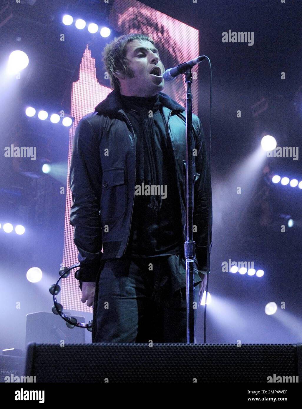 Oasis performs live at the John Labatt Centre in London, Ontario ...
