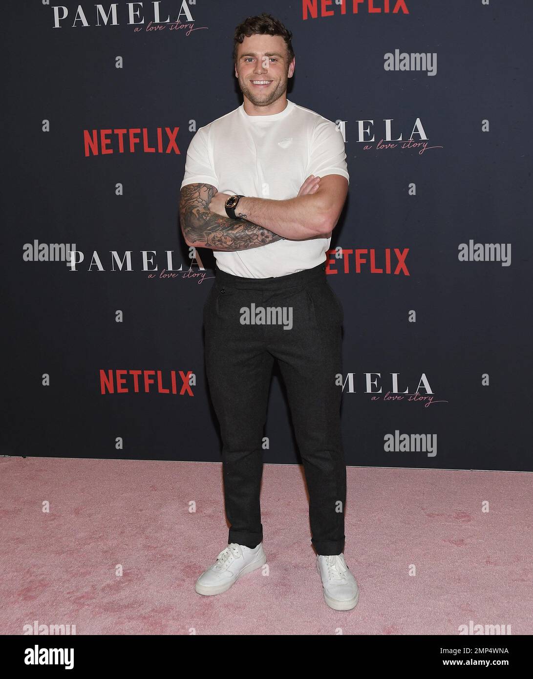 Los Angeles, USA. 30th Jan, 2023. Gus Kenworthy arrives at the Netflix ...