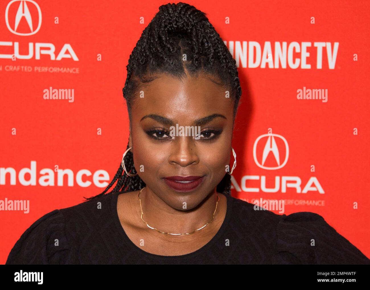 Actress Stacey Sargeant poses during the premiere of "Come Sunday" at ...