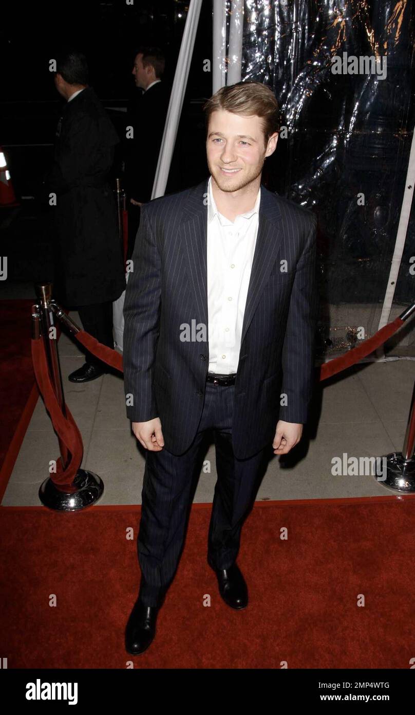 Benjamin McKenzie attends the premiere of "The Wrestler" held at the ...