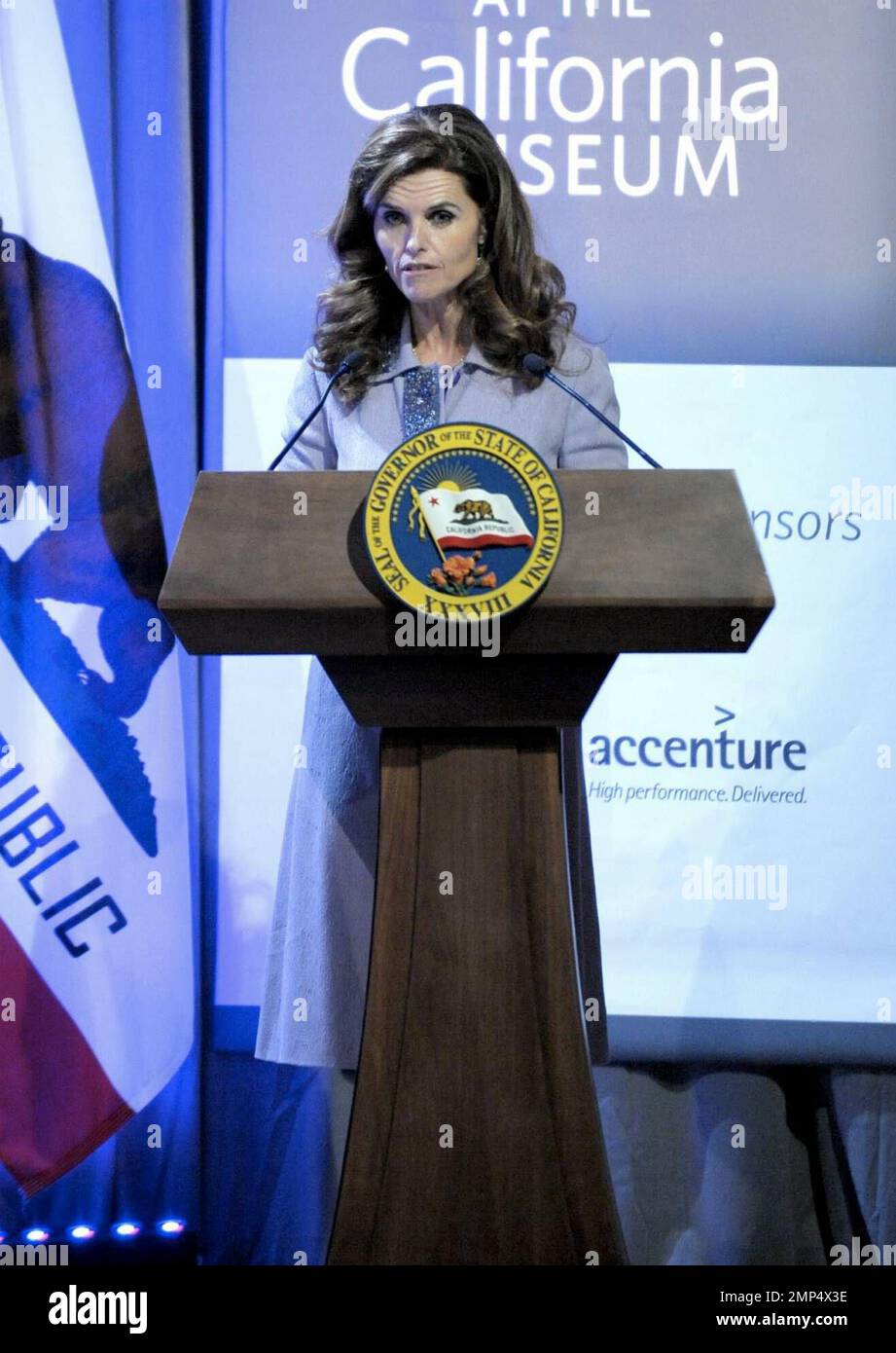 Maria Shriver at the induction ceremony for newest honorees at The ...