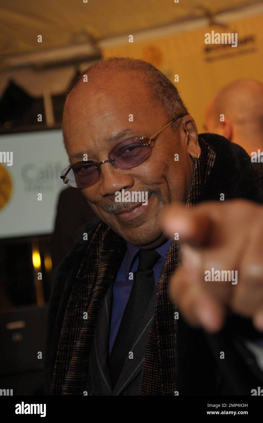 Quincey Jones at the induction ceremony for newest honorees at The ...