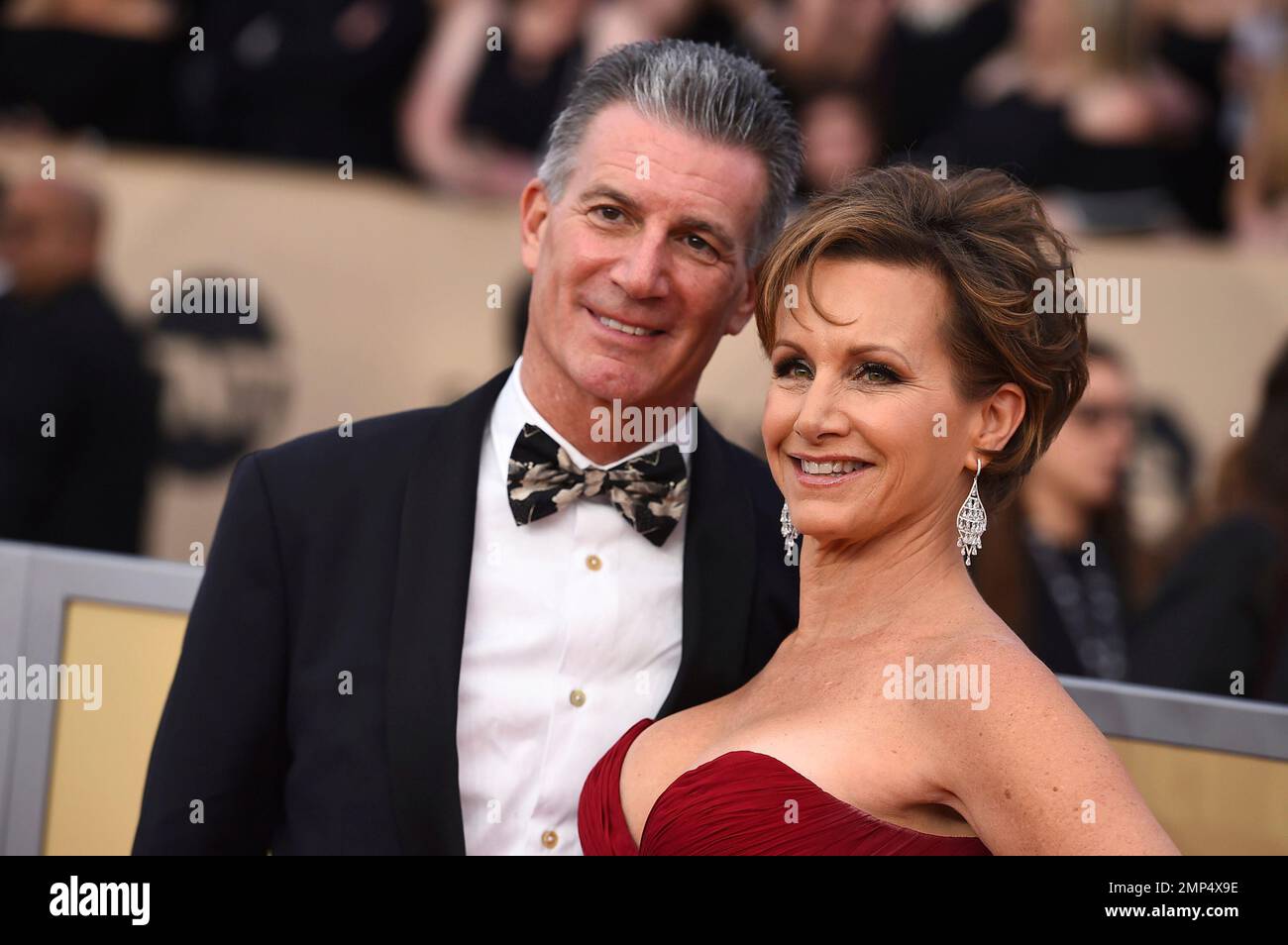 Charles Isaacs, left, and Gabrielle Carteris arrive at the 24th annual ...