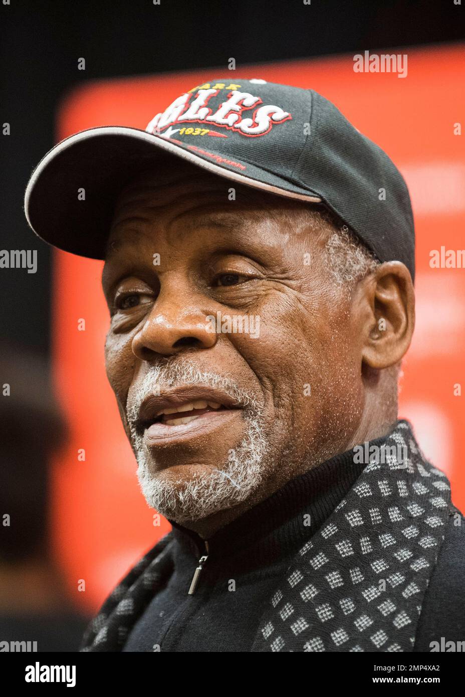 Actor Danny Glover poses during the premiere of "Come Sunday" at the ...