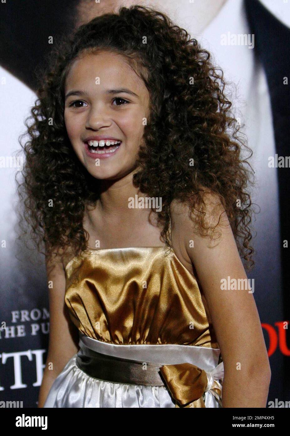 Madison Pettis arrives at the premiere of Seven Pounds at Mann's ...