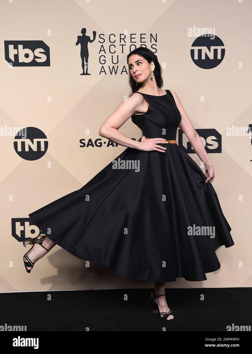Sarah Silverman poses in the press room at the 24th annual Screen ...