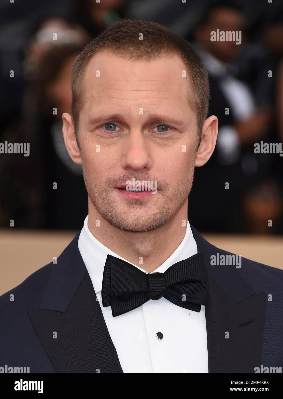 Alexander Skarsgard arrives at the 24th annual Screen Actors Guild ...